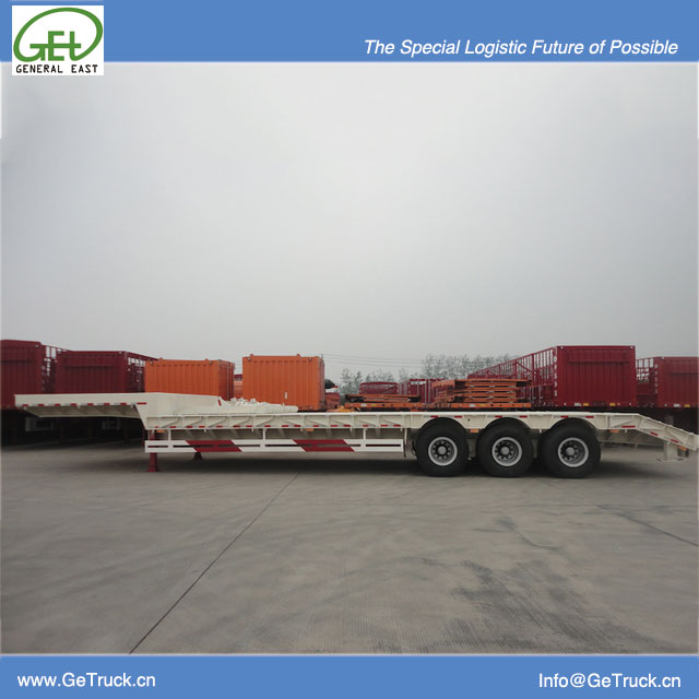 91506TD -15m tridem pendel axles 150T Low Bed Semi-Trailer - Buy 15m ...