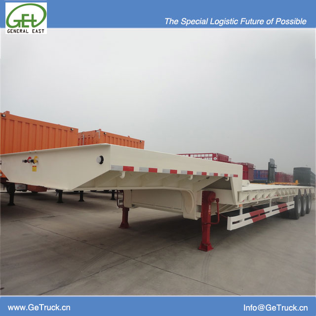 91506TD -15m tridem pendel axles 150T Low Bed Semi-Trailer - Buy 15m ...